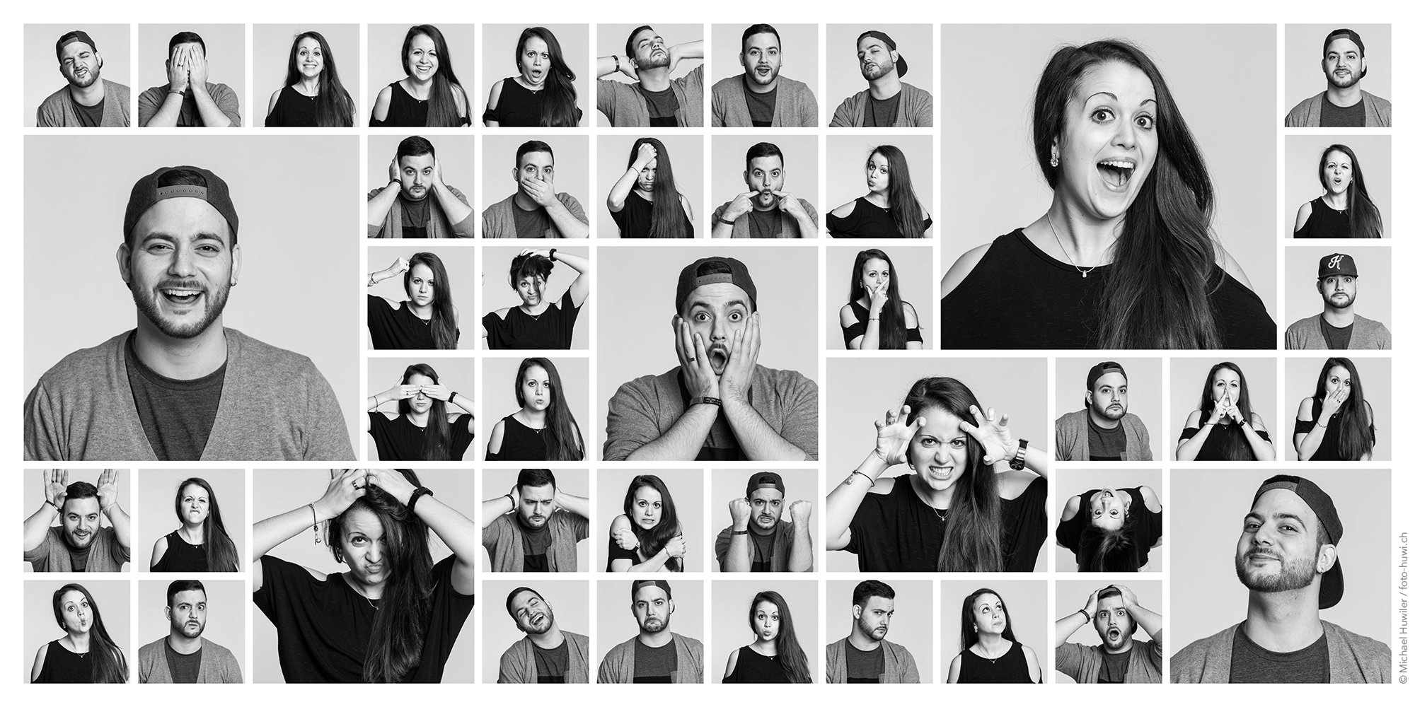 Lebendige Mimik - Eine Collage zum Verweilen - foto-huwi - Fotografie ...